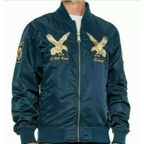 Schott NYC | Jackets & Coats | Schott Nyc Ma Nylon Flight Mens Bomber ...